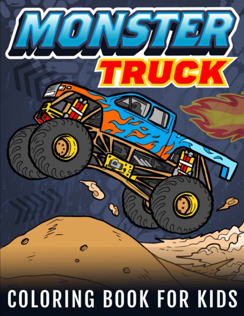Mua Sách Monster Truck Coloring Book For Kids: Truck Coloring Book for ...