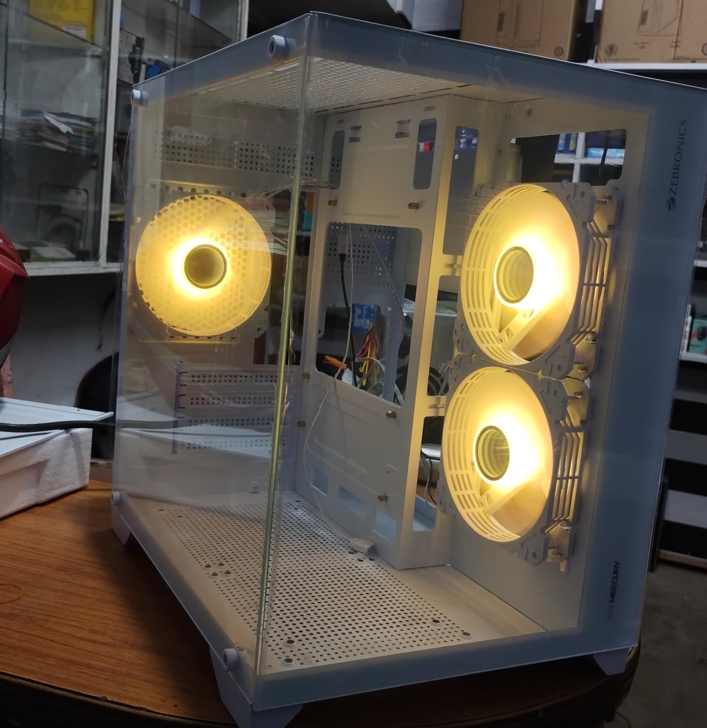 Amazon.in: Buy ZEBRONICS MERCURY Premium Gaming Chassis with support ...