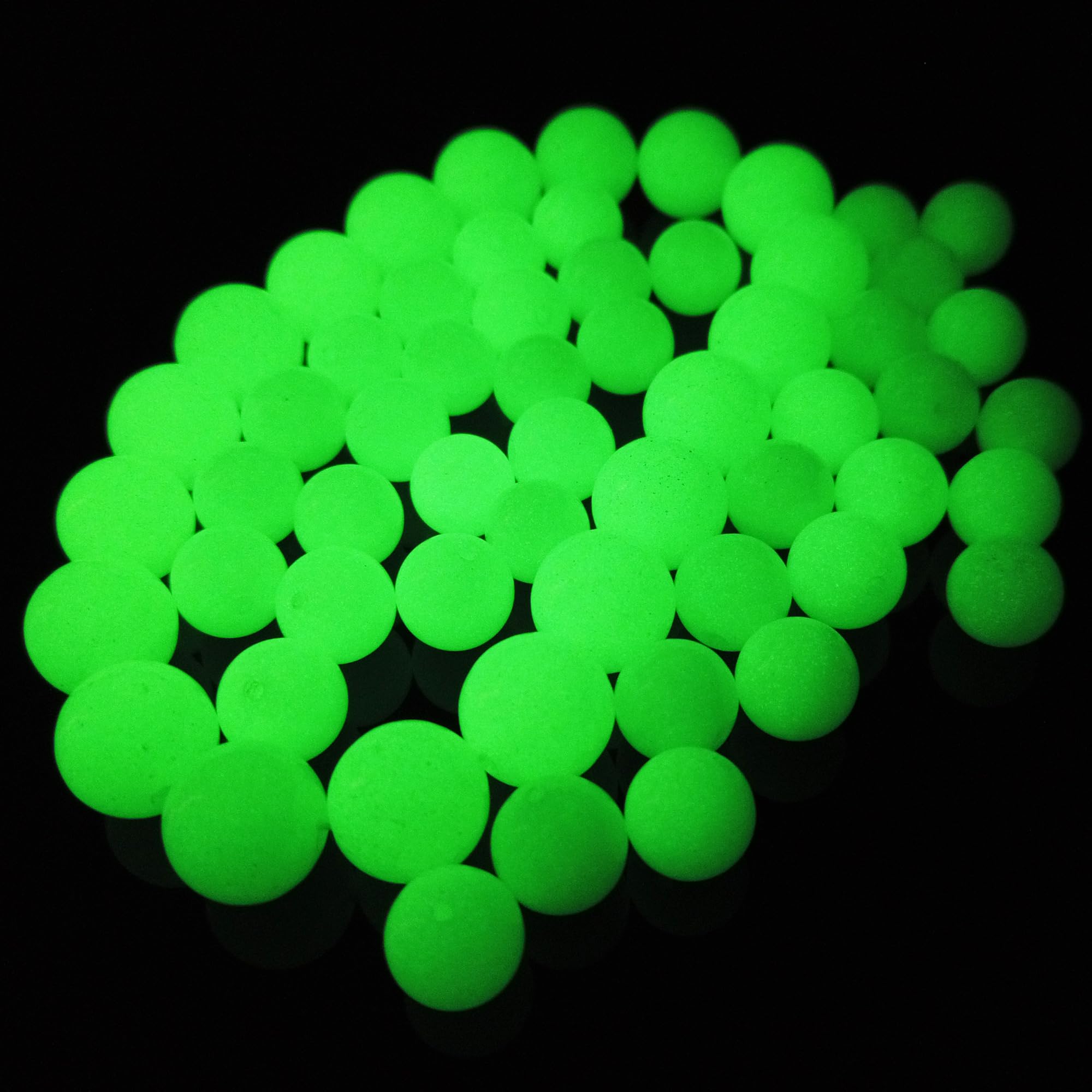 Amazon.com: TWINKLING Loose Round Glow In The Dark Beads, Round Glass ...