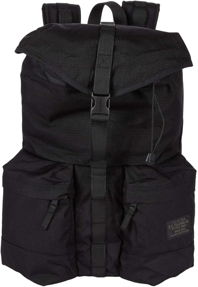 Amazon.com | Filson Ripstop Nylon Backpack Black One Size | Casual Daypacks