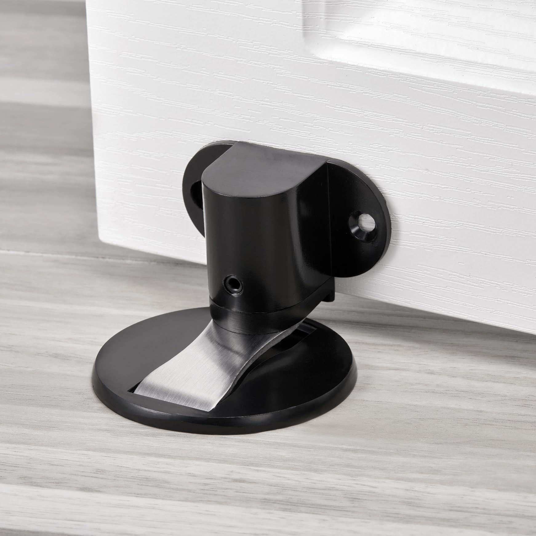 Amazon.com: INIRET 2 Packs Black Door Stopper，Height-Adjustable ...