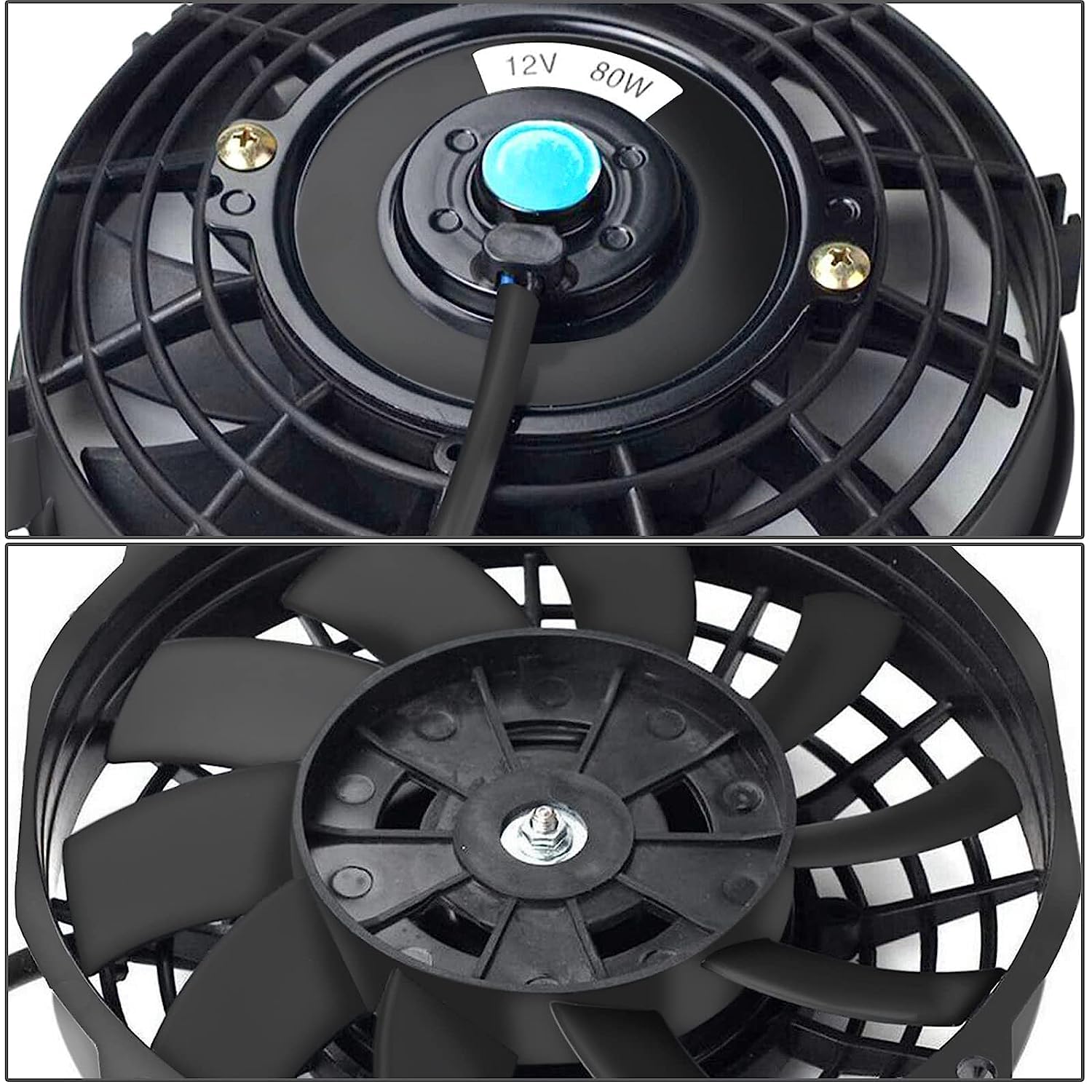 Snapklik.com : Frperce 7" Inch Universal Slim Fan Push Pull Electric ...