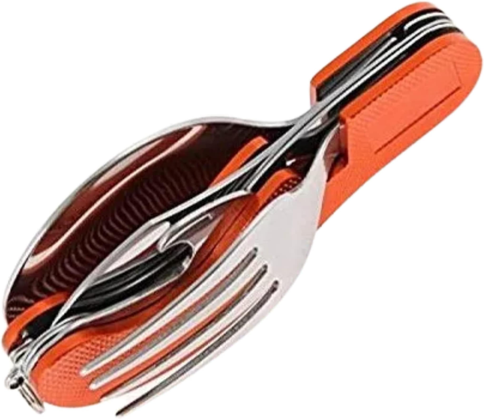 Acantha Foldable Fork and Spoon Set, Portable Folding Spoon and Fork ...
