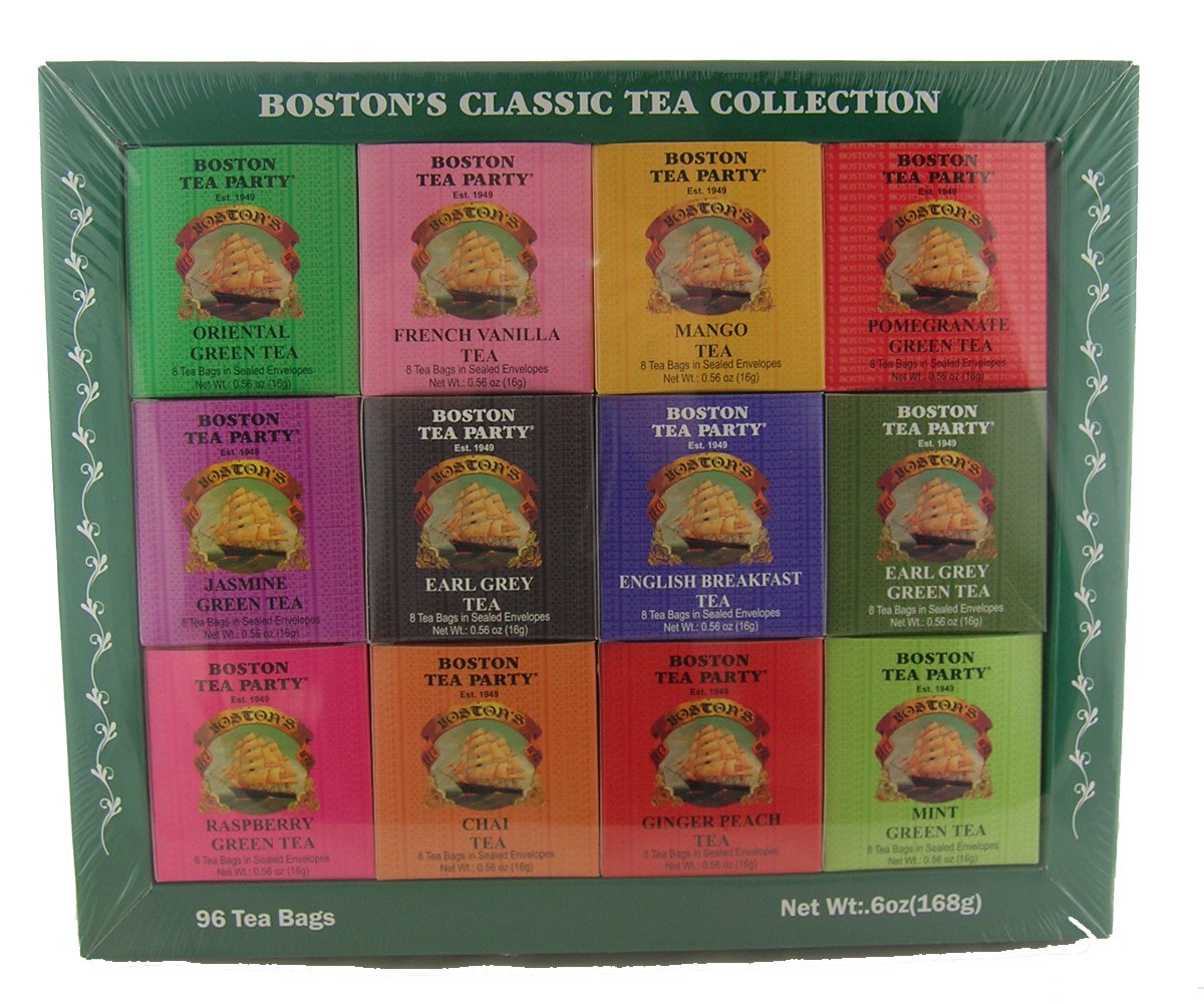 Amazon.com: Boston Tea Classic Collection, Assorted Mini Box Gift Set ...