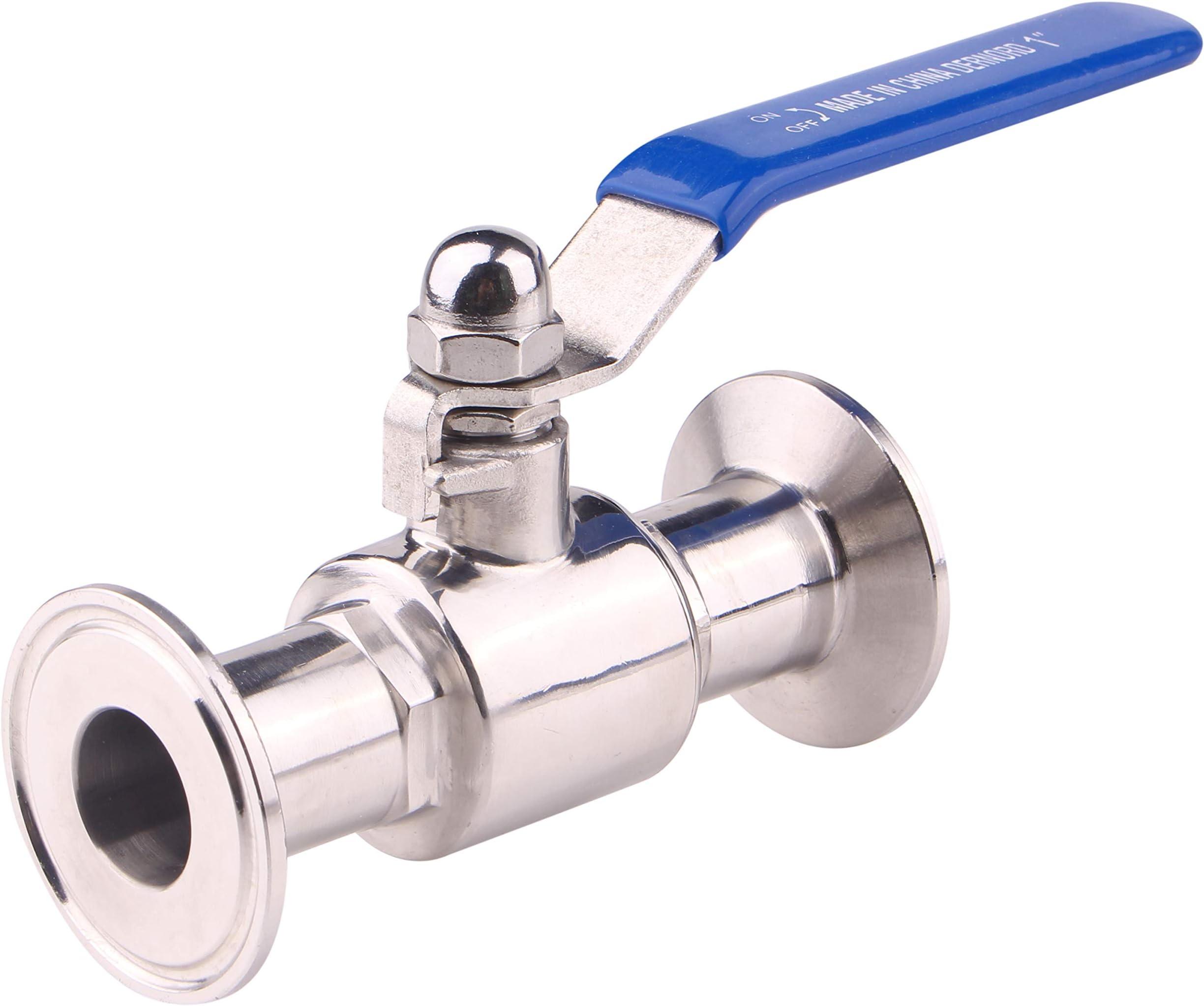 Amazon.com: FLOW SOLUTIONS 1.5"(1.5inch) Tri Clamp Sanitary ball Valve ...