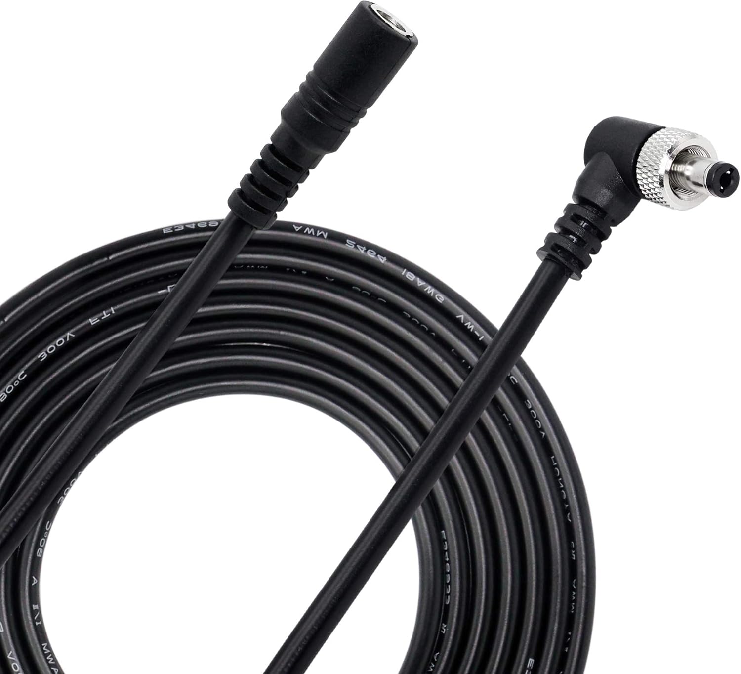 Amazon.com: SinLoon 10Ft DC Extension Cable 90 Degree DC Power Adapter ...