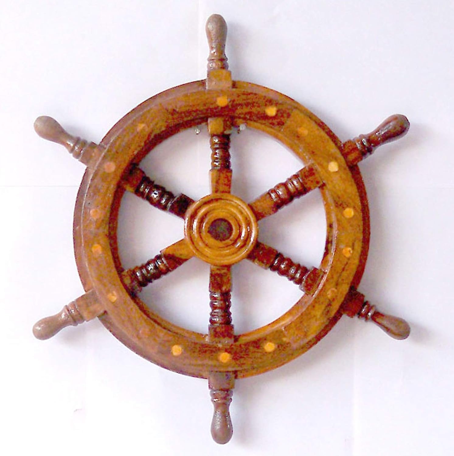 Amazon.com: Marine Ship Wheel with Wooden Centre : Everything Else