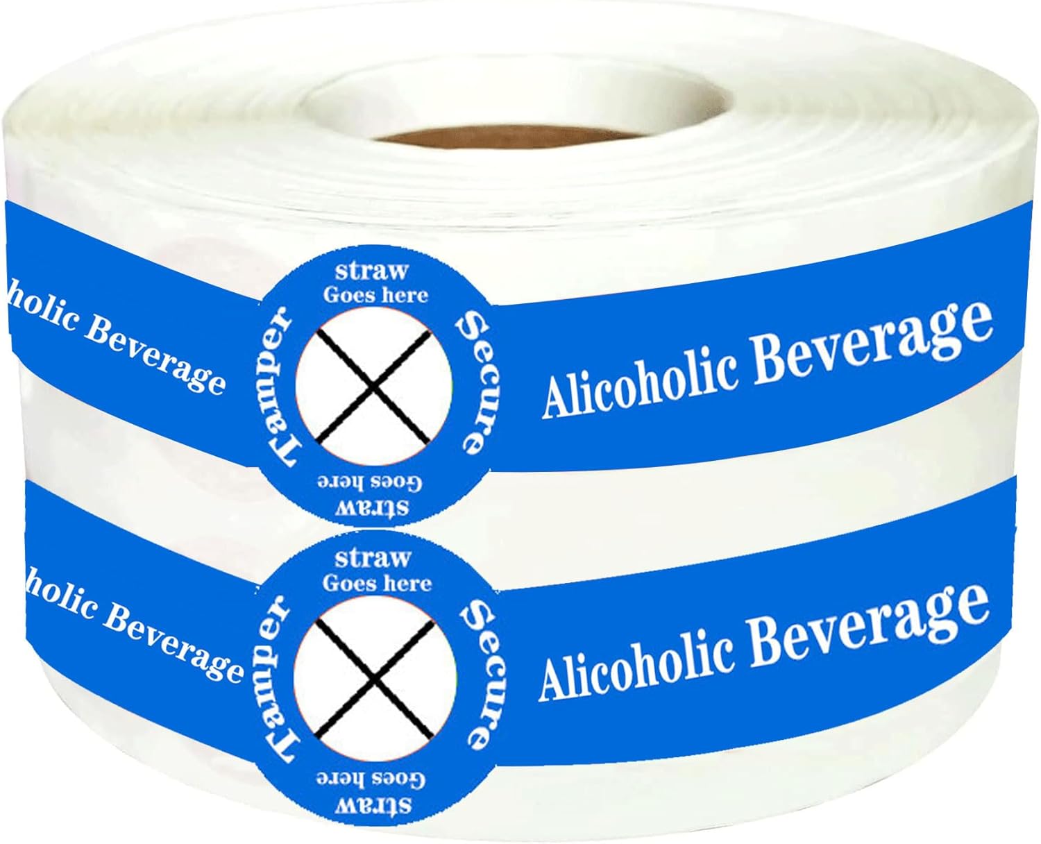 Amazon.com: Alcohol to-Go Drink Straw Tamper Proof Stickers 500 pcs ...