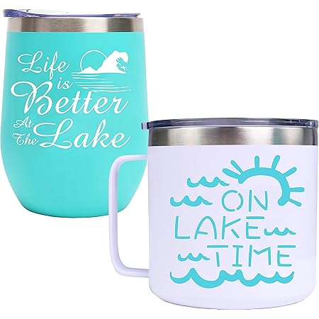 Amazon.com | Lake House Tumblers, Lake Life Mugs, Christmas Gifts, Lake ...