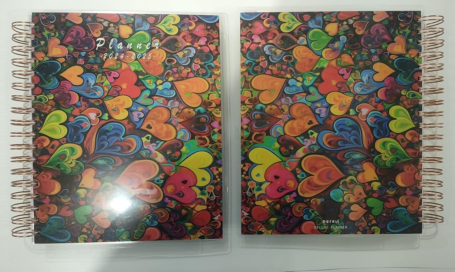 DUFALL 18 Monate Deluxe Planer 2024-2025, Tages-, Wochen-, Monatsplaner ...