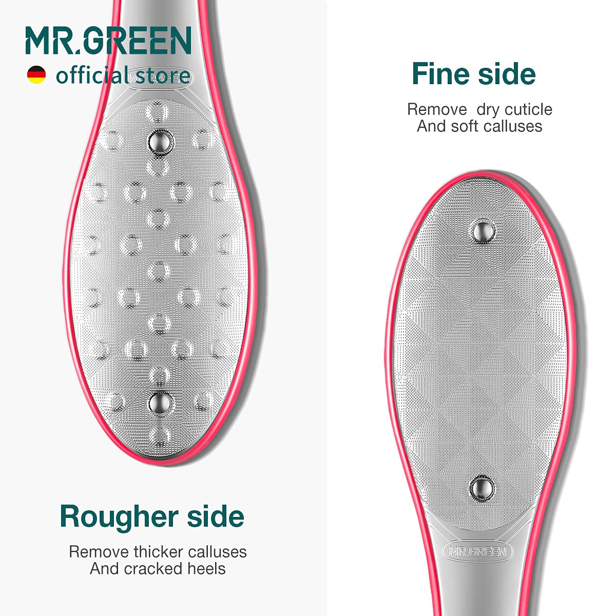MR.GREEN Foot File for Hard Skin and Calluses Foot File, Double Sided ...
