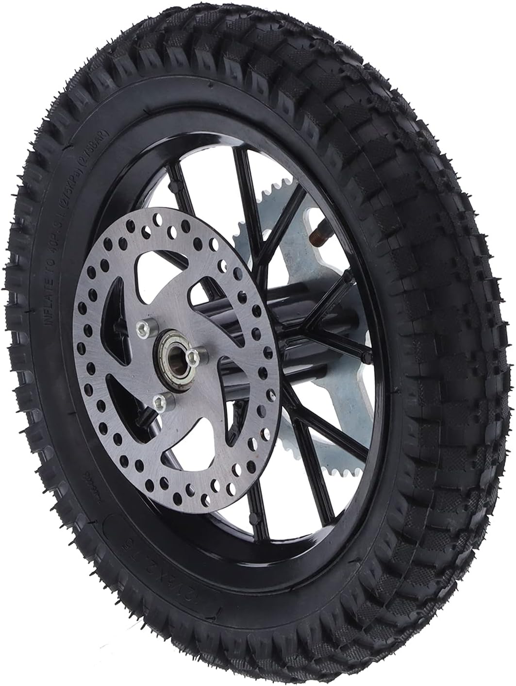 Amazon.com: Mini Bike Rear Wheel,2.5X10 Dirt Tire And Rim,Mini Bike ...