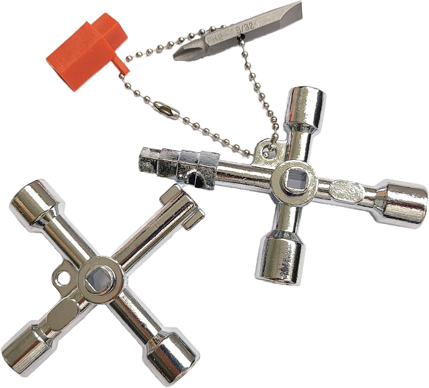 ZZYWWP Sillcock Key Kits Water Key Tool 4 Way Compatible With For ...