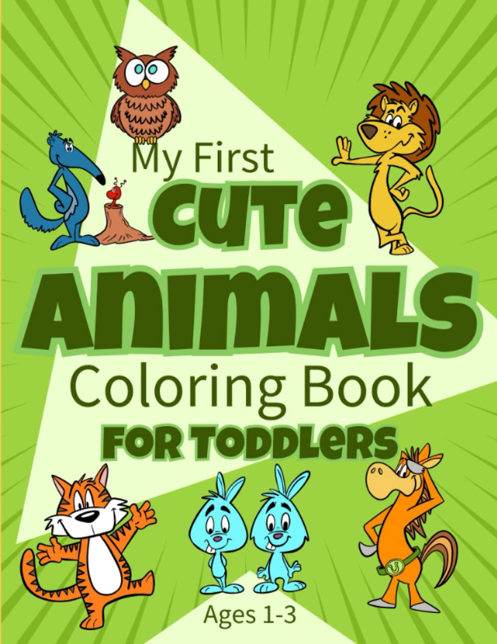 Amazon.com: My First Cute Animals Coloring Book for Toddlers: Cute and ...