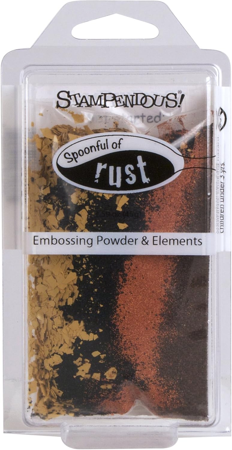Amazon.com: Stampendous Spoonful Rust Embossing Powder Plus Kit