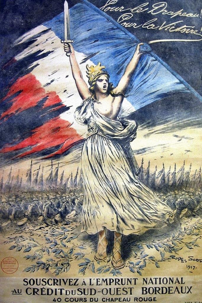 Amazon.com: France World War I Enlistment Propaganda Cool Wall Art ...