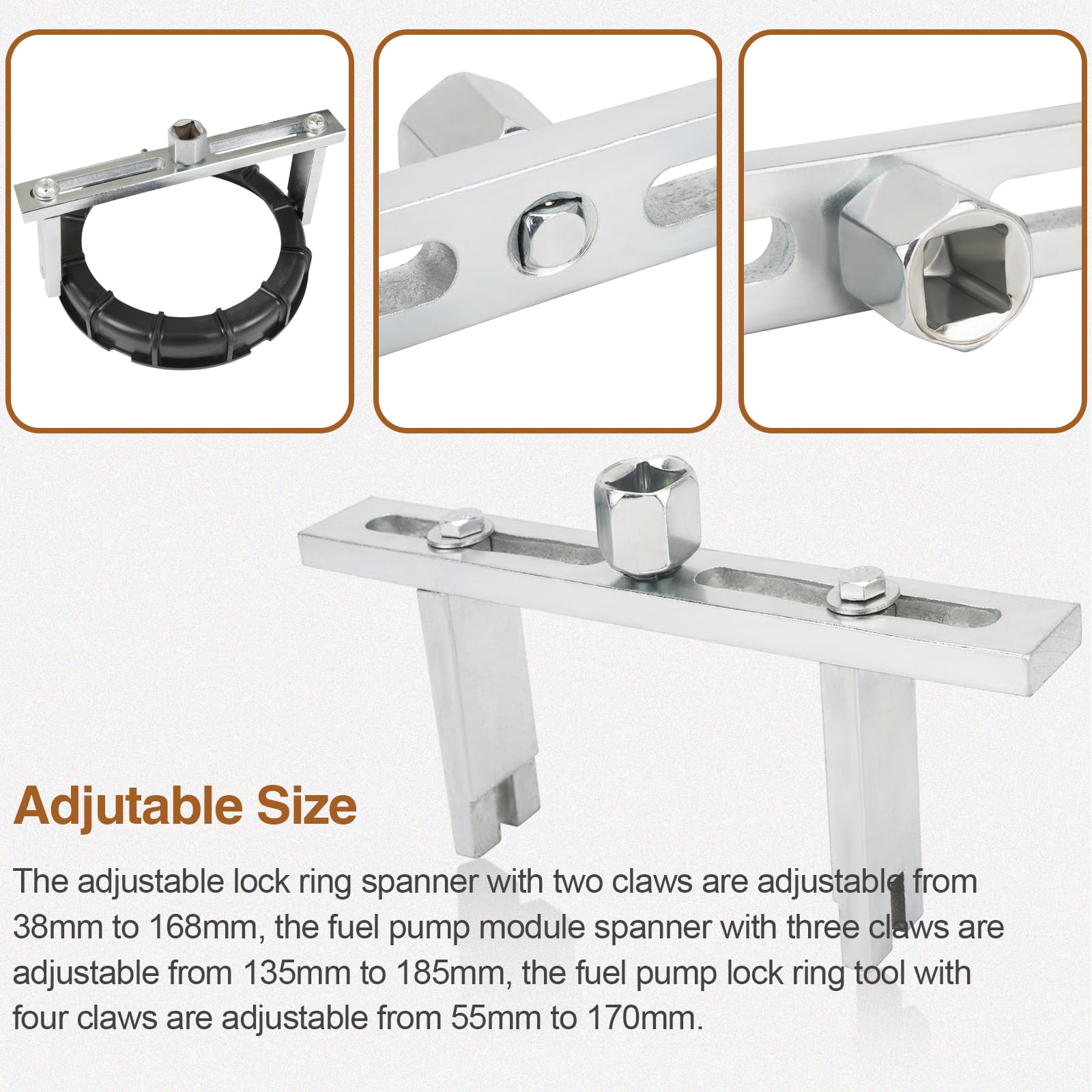 Snapklik.com : 4 Pieces Fuel Pump Removal Tool, Universal Fuel Pump ...