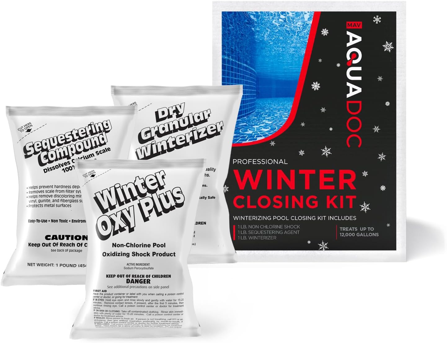 Amazon.com : Pool Winterizing Kit for Above Ground Pool and inground ...