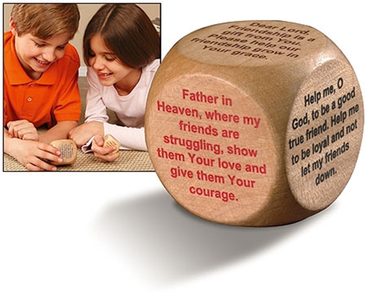 Buy Prayer Cubes Wooden with Friendship Prayers, 1 5/8 Inch Online at ...