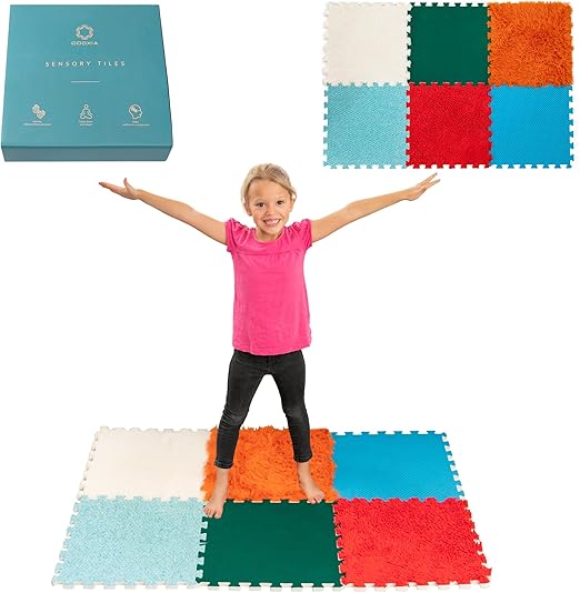 Amazon.com: Sensory Tiles for Kids | Orthopedic Sensory Play Mats ...