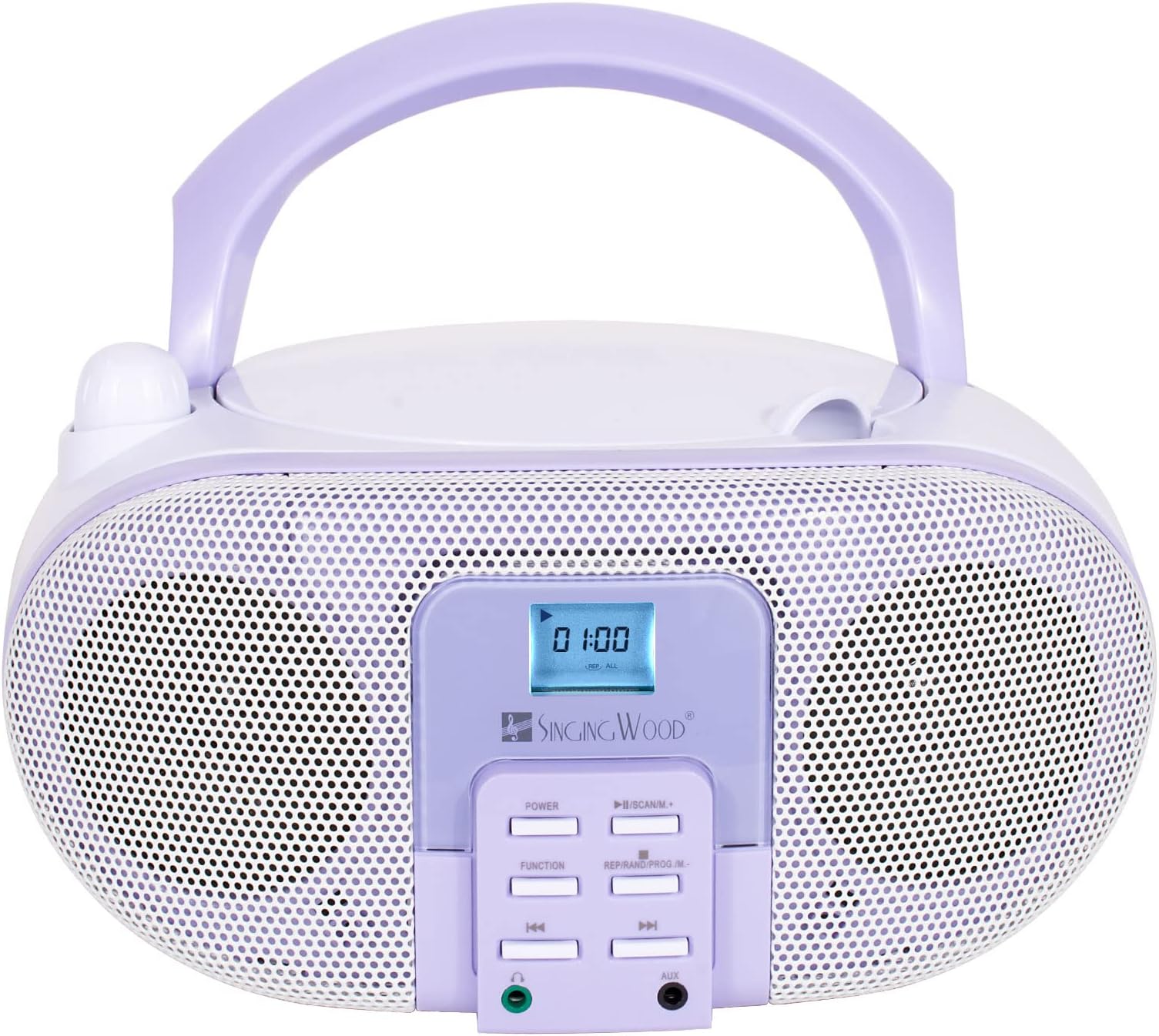 Amazon.com: TinyGeeks Tunes Kids Boombox CD Player for Children + FM ...