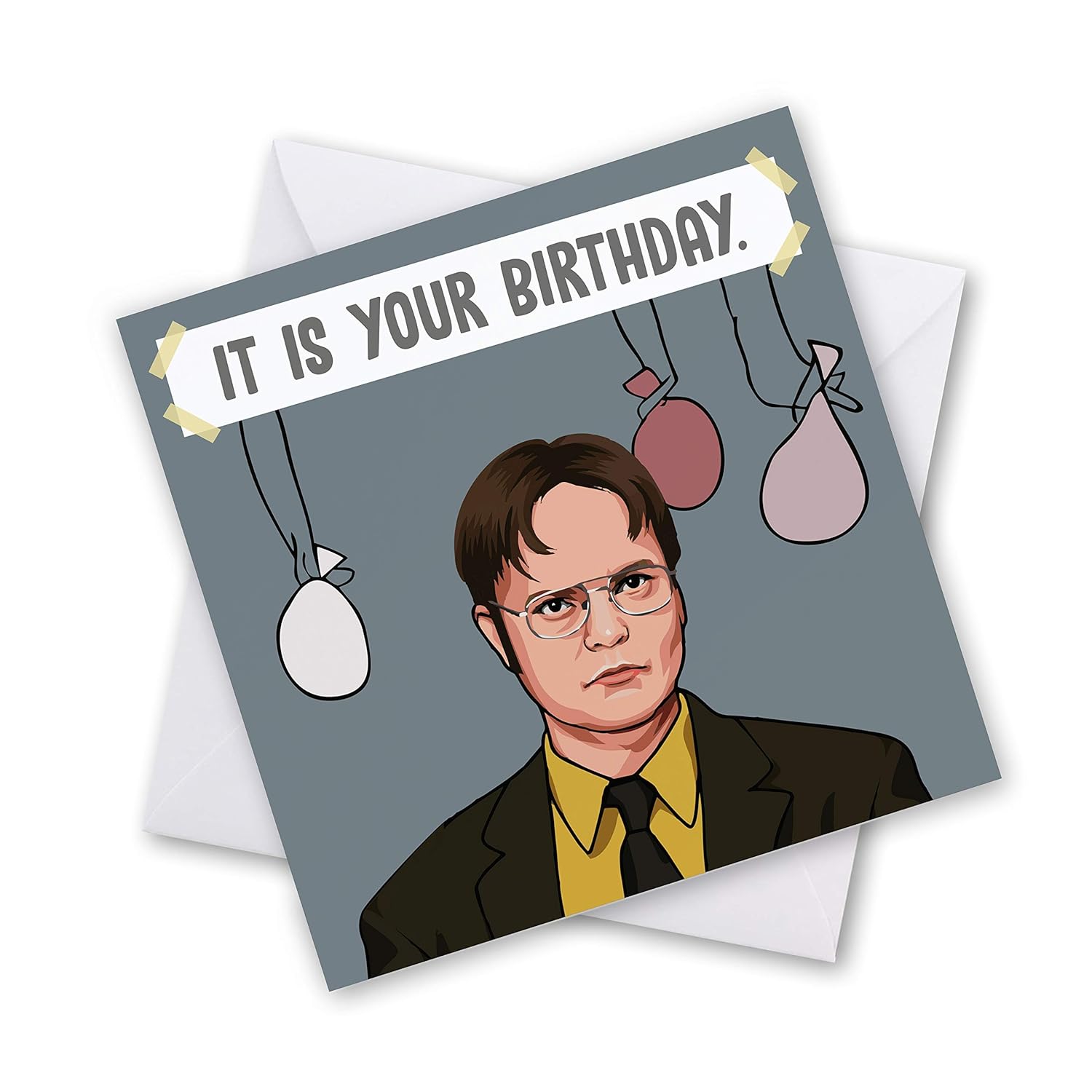It is your birthday, The Office US, Dwight, Happy Birthday, handmade ...