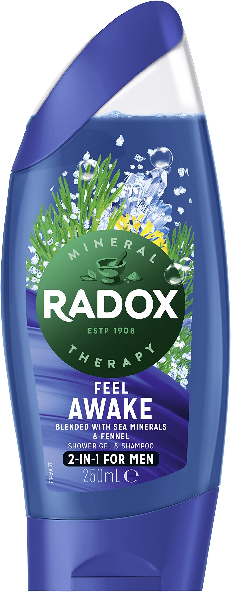 Amazon.com: Radox Feel Awake for Men 2 in 1 Shower & Shampoo 250ml ...