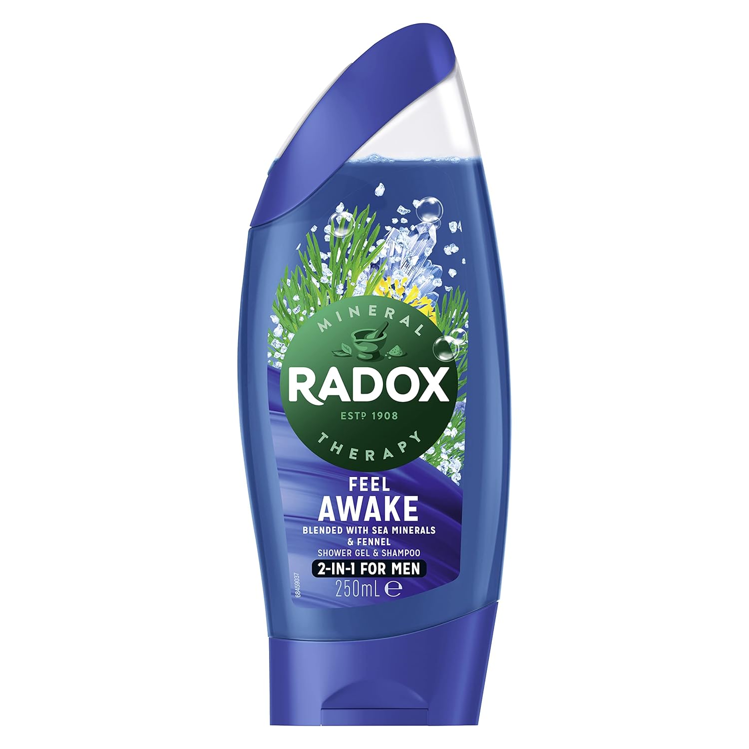 Amazon.com : Radox Feel Awake for Men 2 in 1 Shower & Shampoo 250ml ...