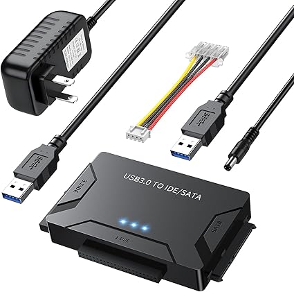 Amazon.com: Hard Drive Reader USB 3.0 & Type C to SATA IDE Adapter ...