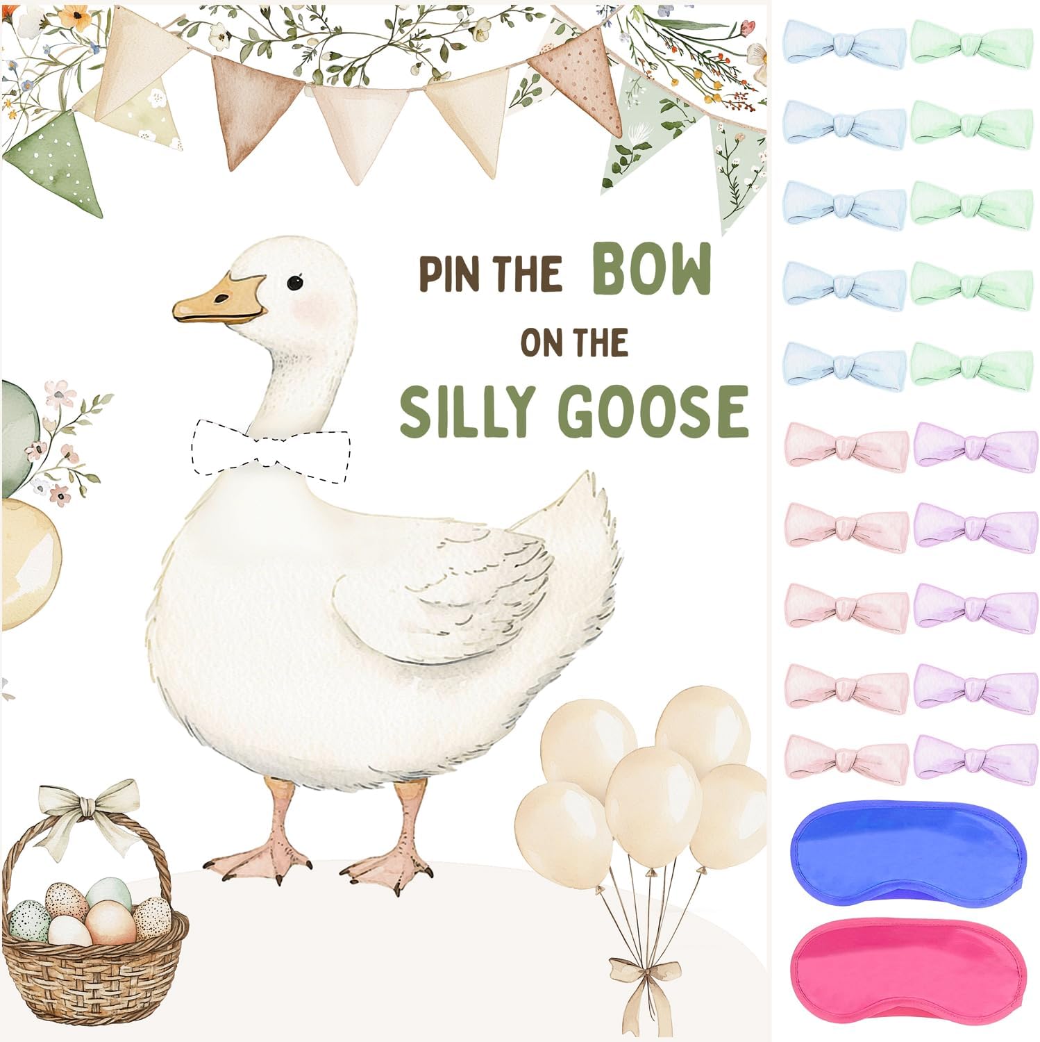 Amazon.com: Silly Goose Pin Game – Large Poster, Silly Goose Baby ...