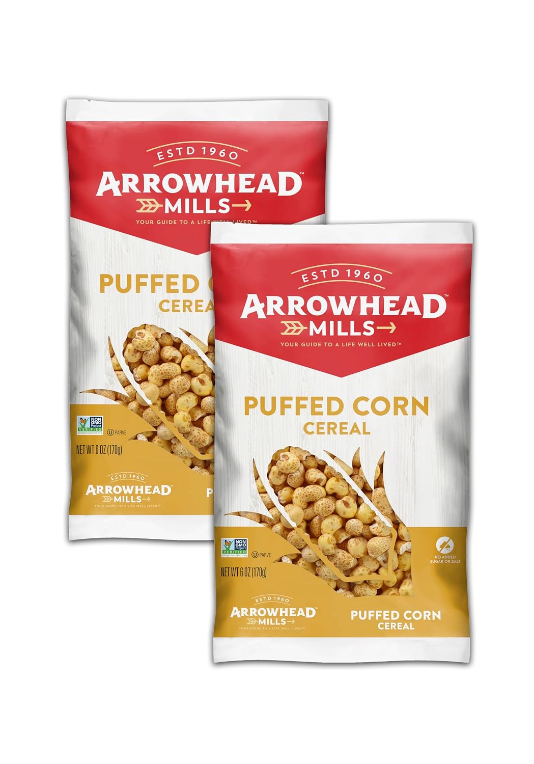 Amazon.com: Arrowhead Mills Puffed Corn Cereal, 6 oz - Pack of 2 : Books