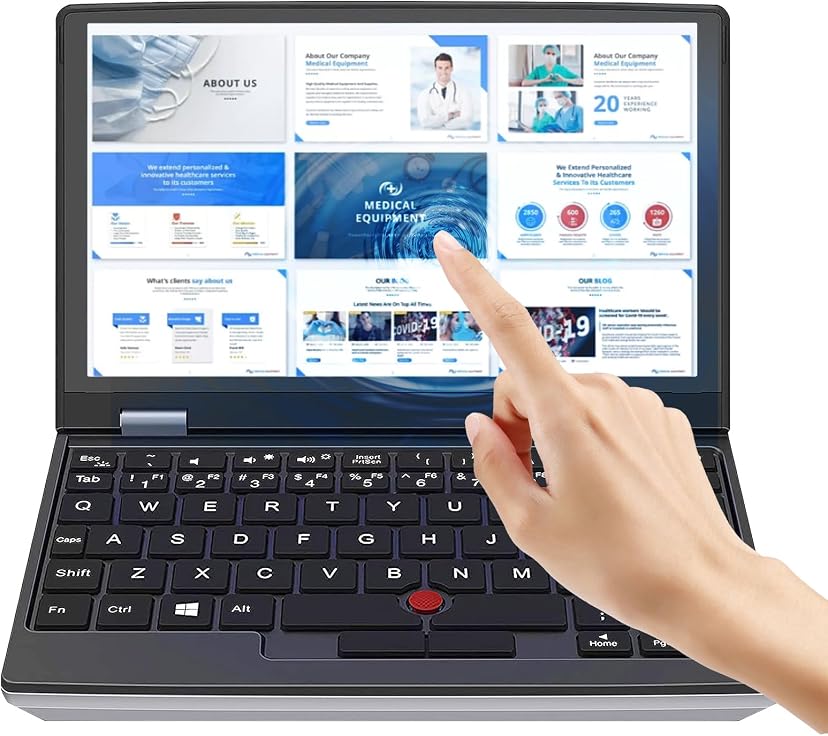 7 Inch Mini Laptop Windows 11 Celeron N4000 Touch Screen | Desertcart INDIA