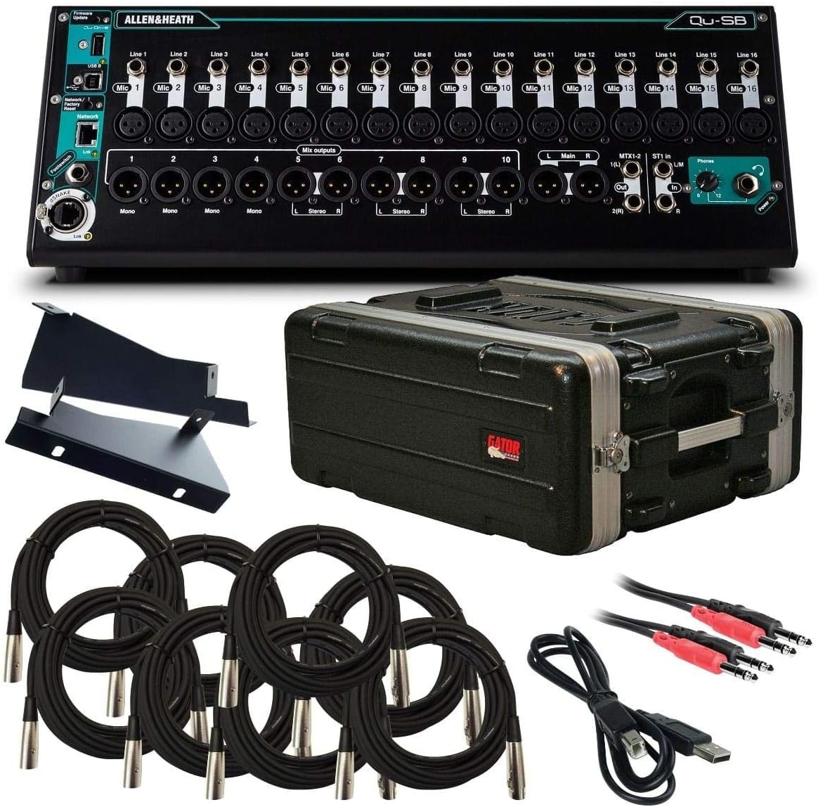 Amazon.com: Allen & Heath QU-SB Digital Mixer Stage KIT : Musical ...
