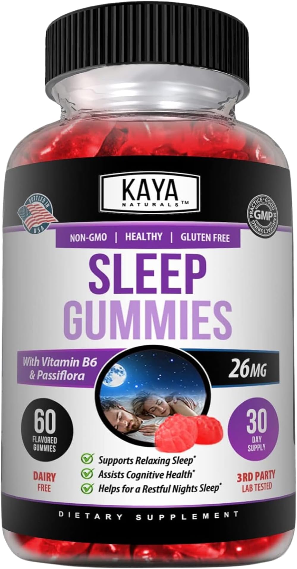 Amazon.com: Kaya Naturals Organic Sleep Gummies (26mg) | Health ...