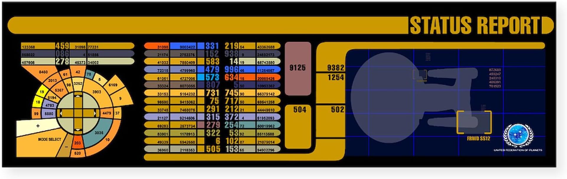 Amazon.com - Ncc-1701-D USS Enterprise Sticker Bumper Sticker Vinyl ...