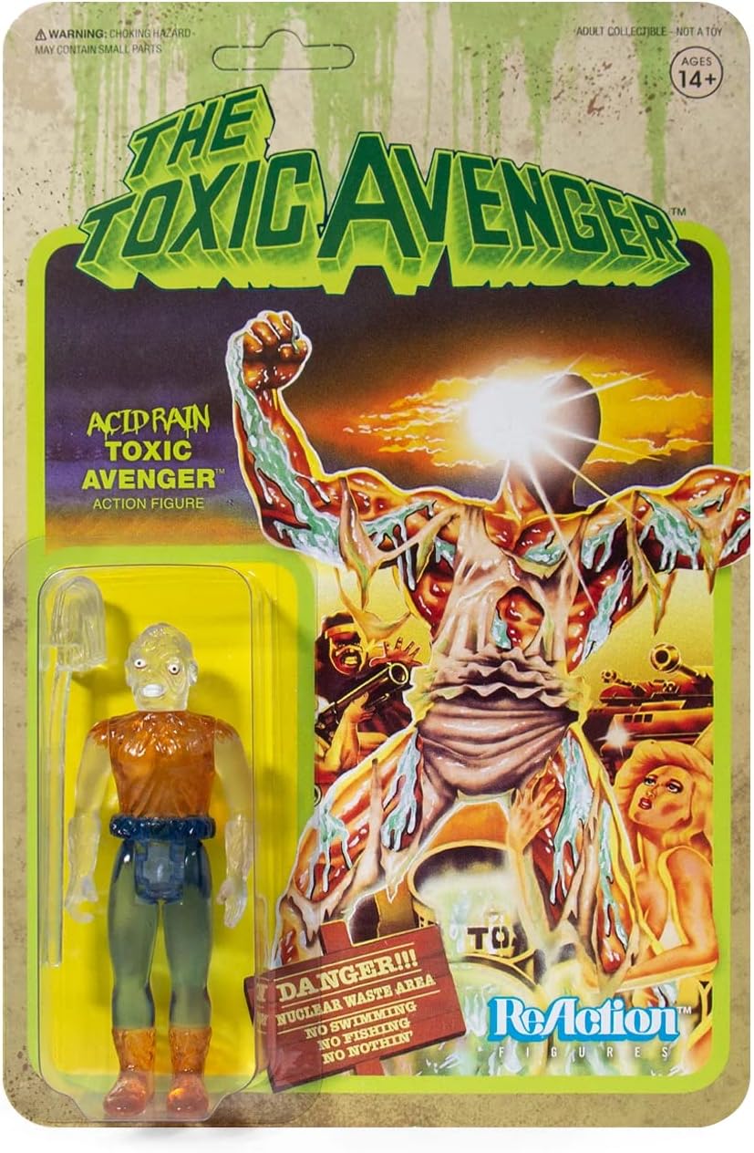 Super7 Toxic Avenger Reaction Figure - Acid Rain Toxic Avenger 3.75 ...