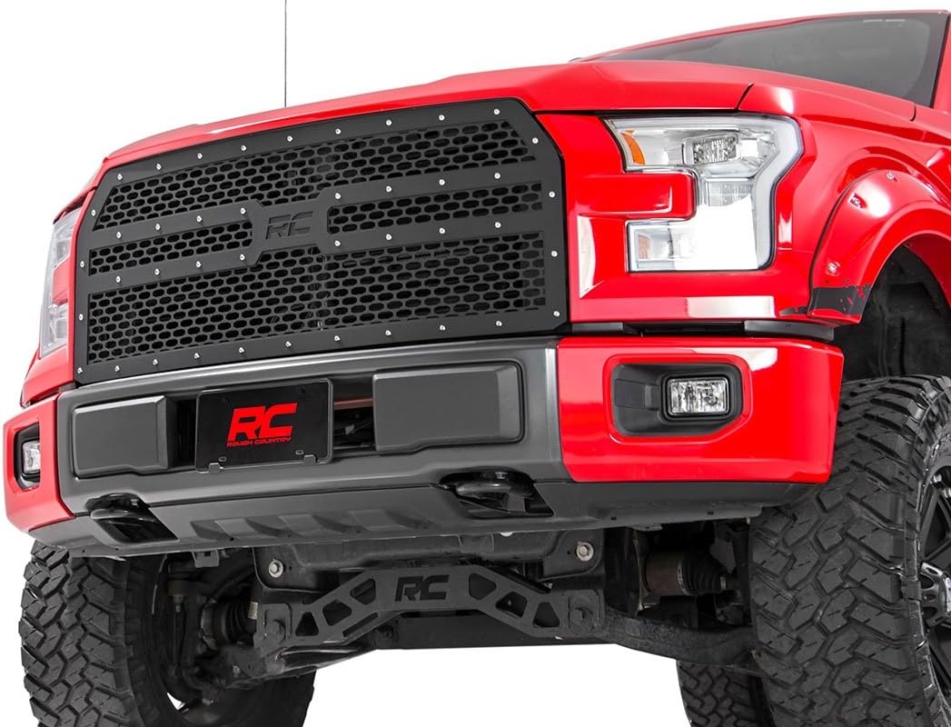 Rough Country Mesh Grille Insert for 2015-2017 Ford F-150 2WD/4WD ...