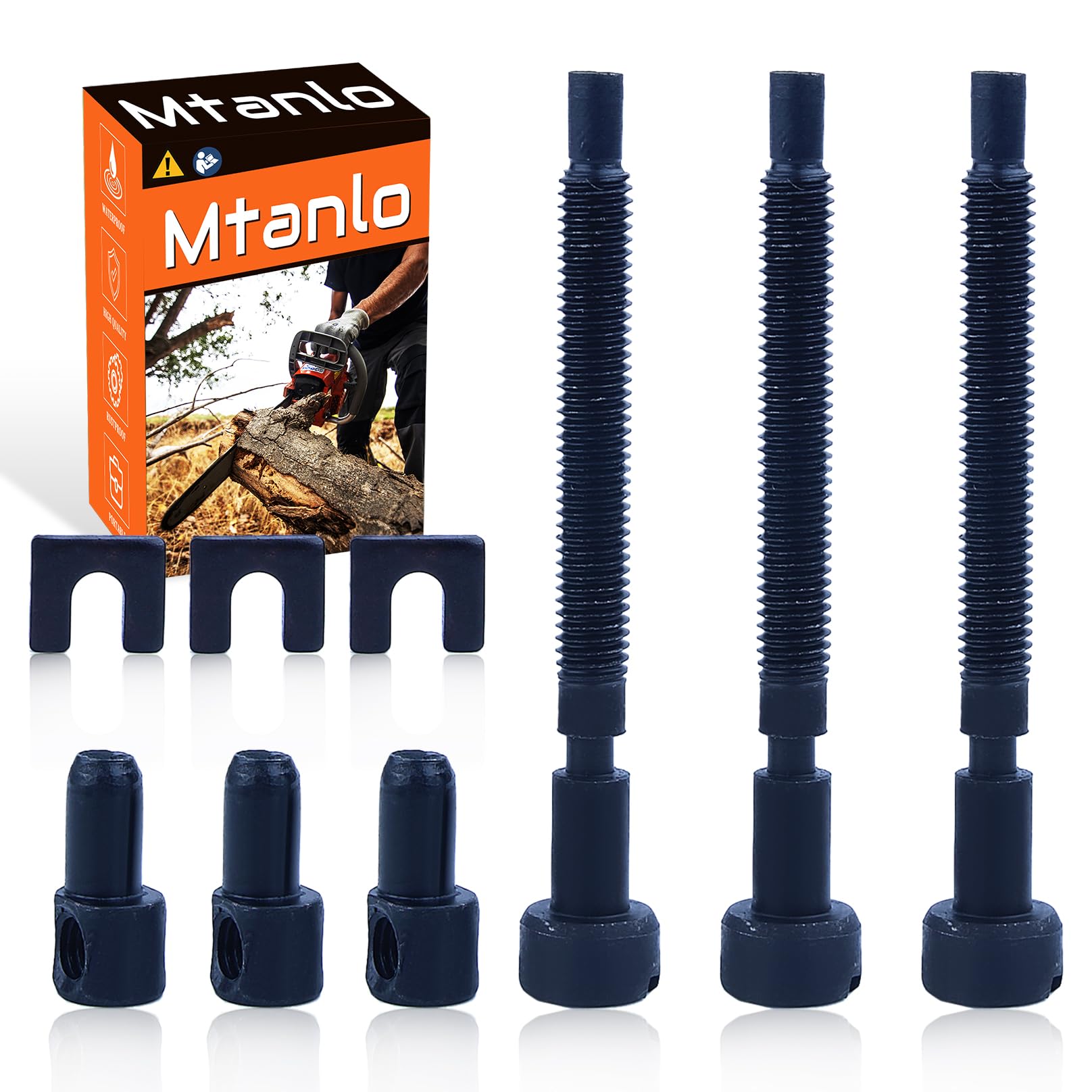 Amazon.com: Mtanlo 3 x Chain Adjuster Tensioner Screw For Jonsered 2077 ...