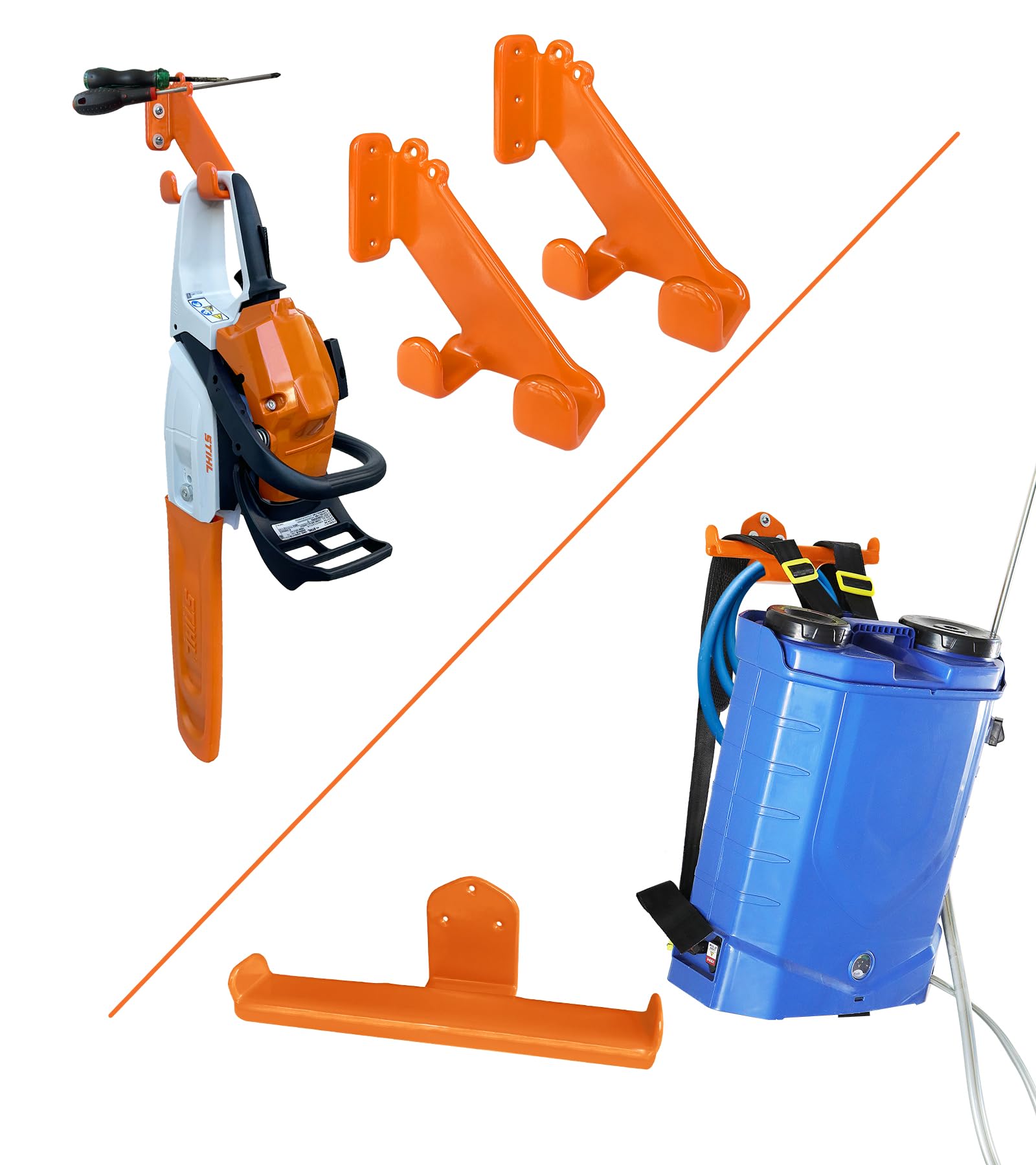 Amazon.com: OSROENE Chainsaw Hanger 2 Pack+ Backpack Leaf Blower Hanger ...