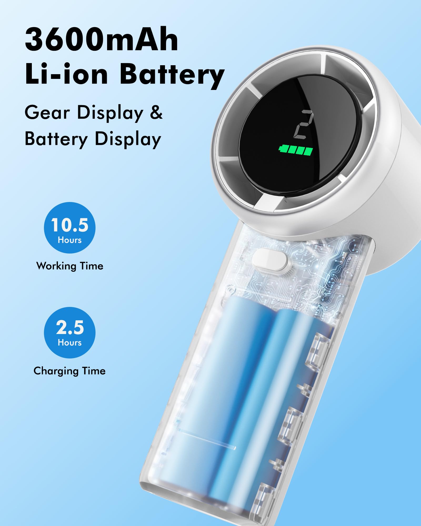 Snapklik.com : WHATOOK Portable Mini Fan: High Speed Cooling 10 Hours ...