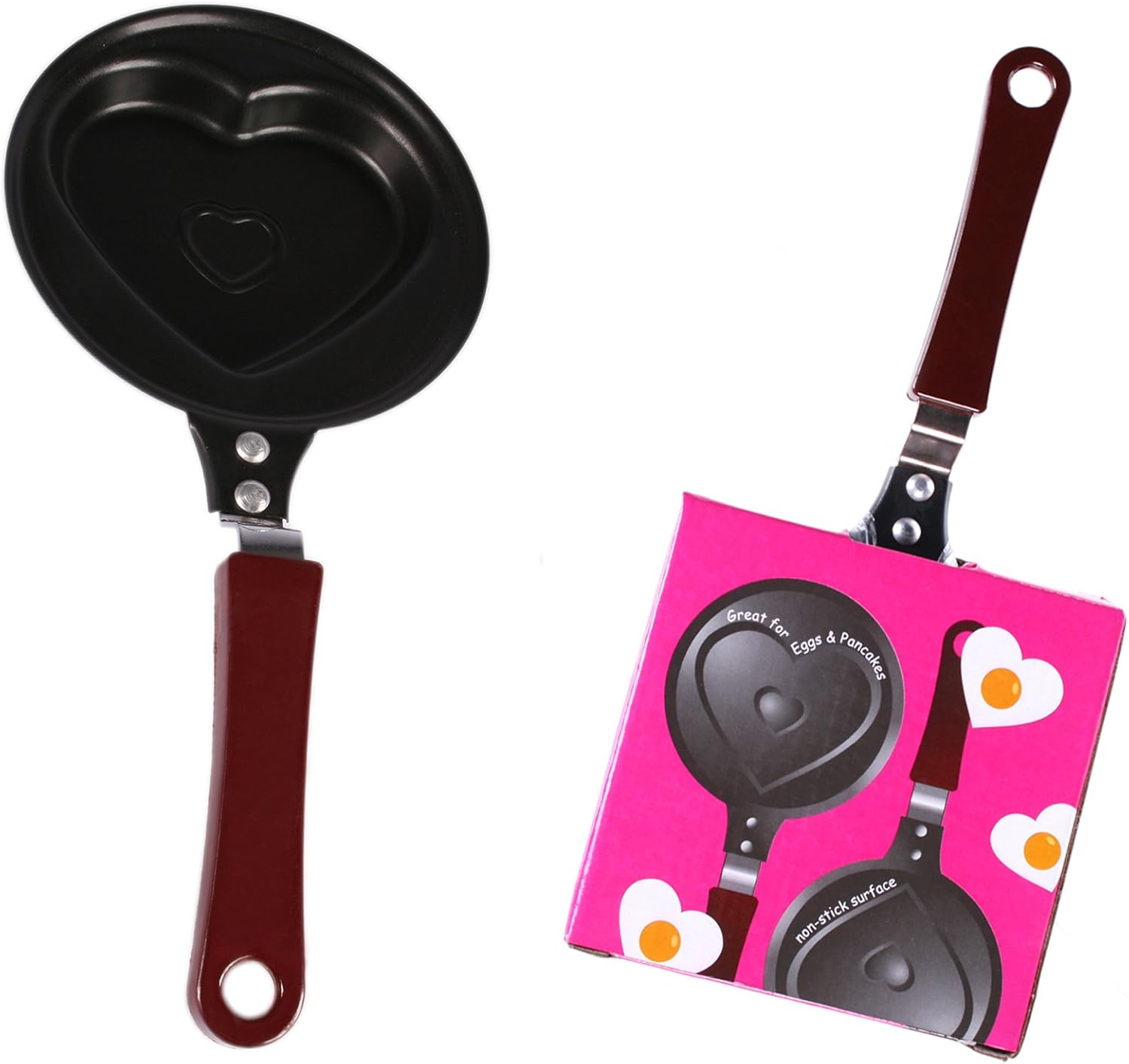 Heart Frying Pan valentines for Her present : Amazon.co.uk: Home & Kitchen