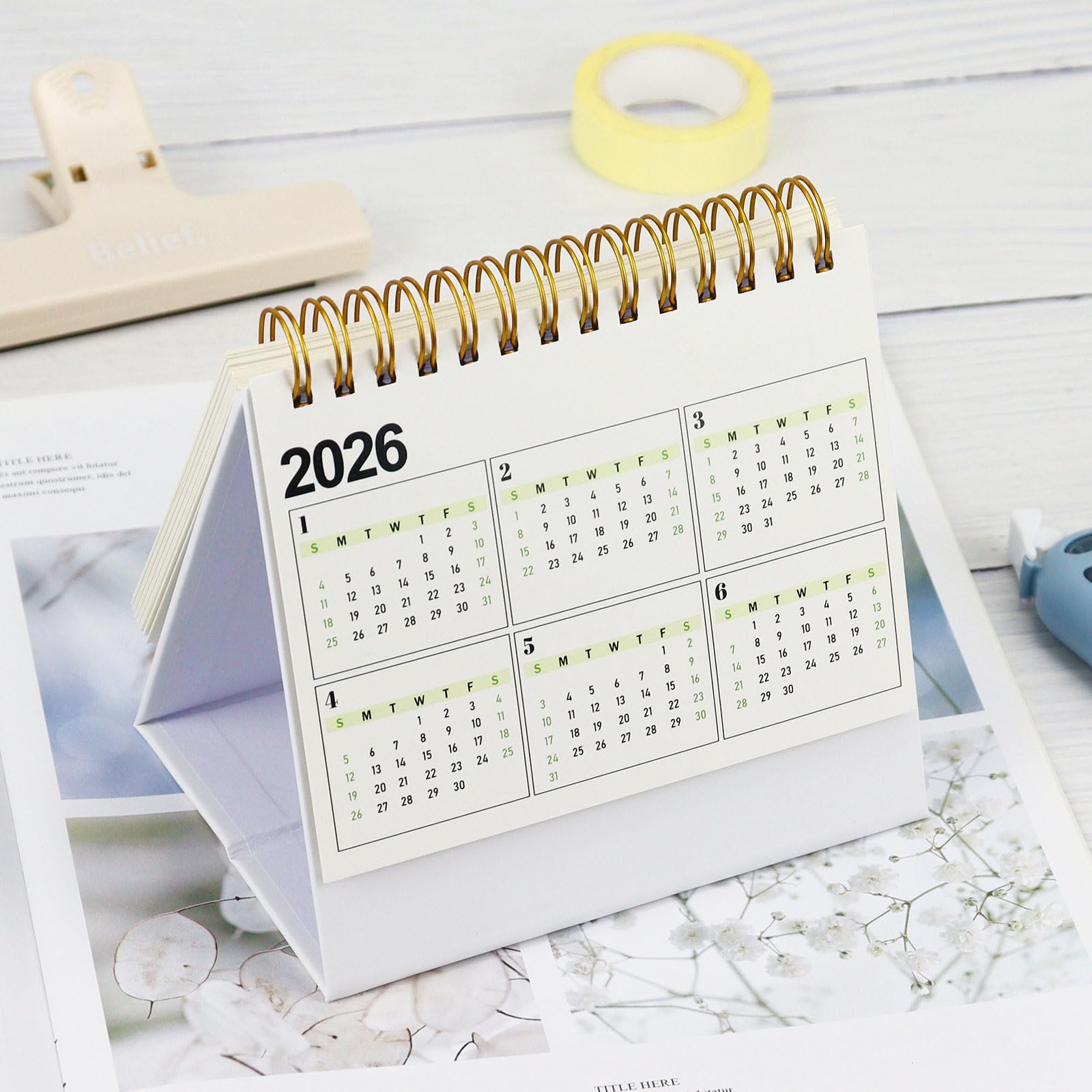 Snapklik.com : Desk Calendar 2024-2025, 5.2" X 5.3", Runs From July ...