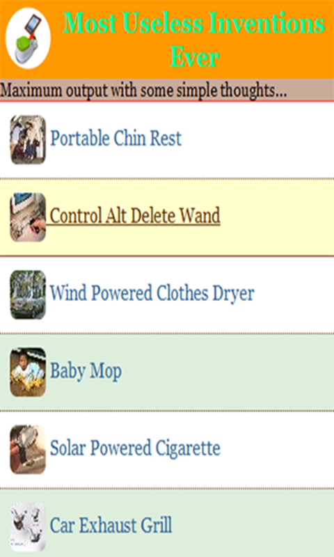 Most Useless Inventions Ever - App on Amazon Appstore