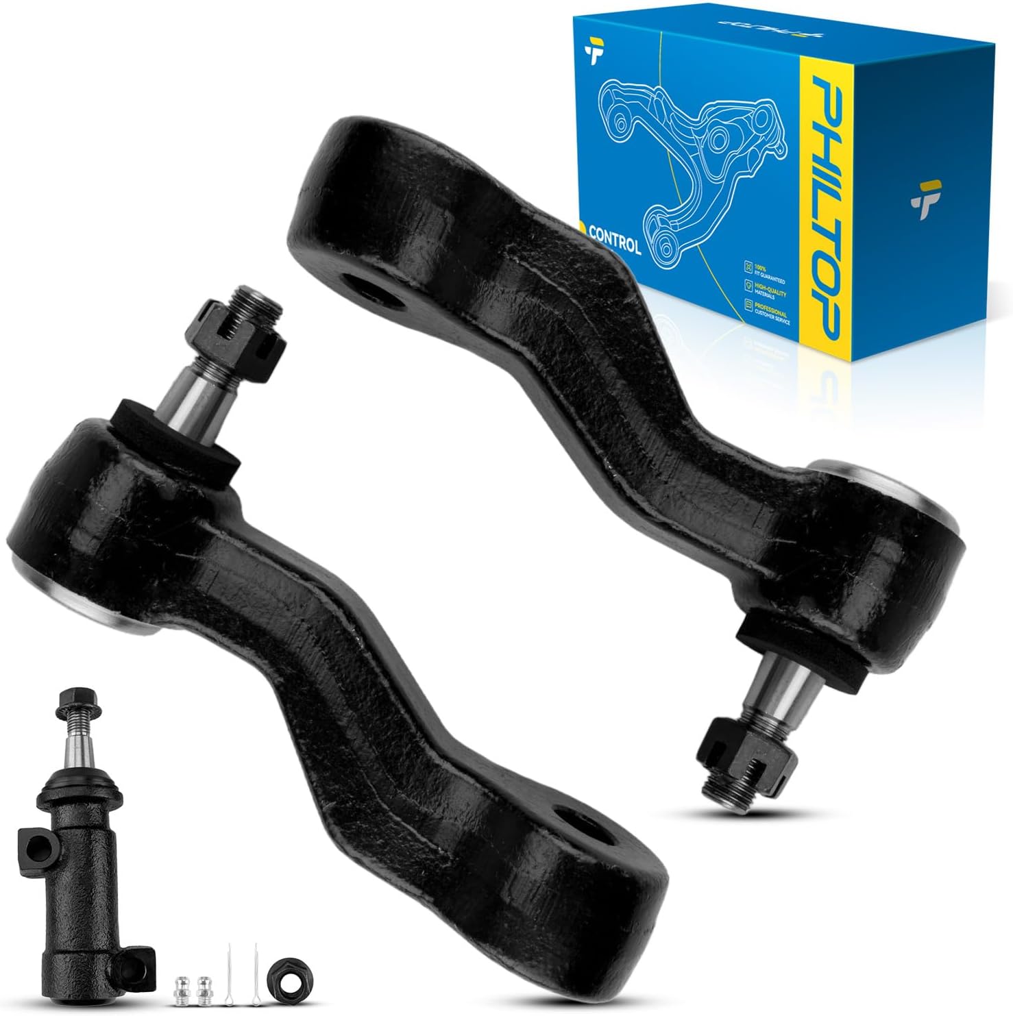 Amazon.com: PHILTOP 3pcs Pitman Arm+Idler Arm+Idler Arm Bracket for ...