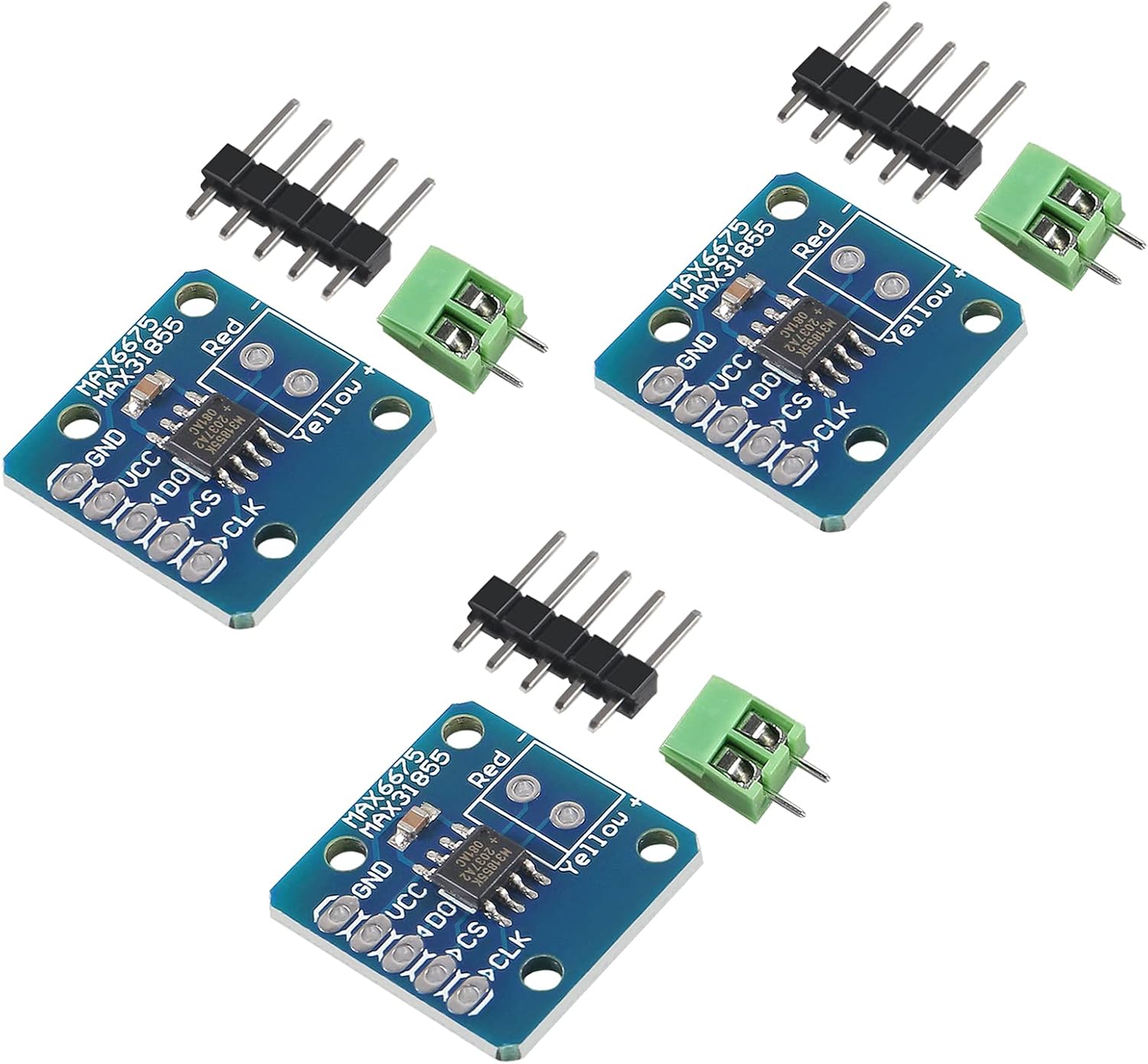 Amazon.com: UMLIFE 3PCS MAX31855 MAX6675 SPI Type K Thermocouple ...