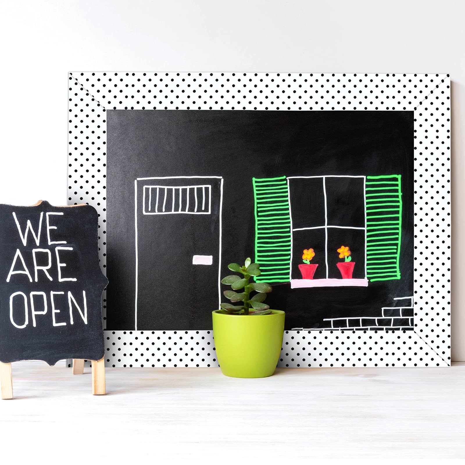 Snapklik.com : Zonon 65 Feet Bulletin Board Borders Black And White ...