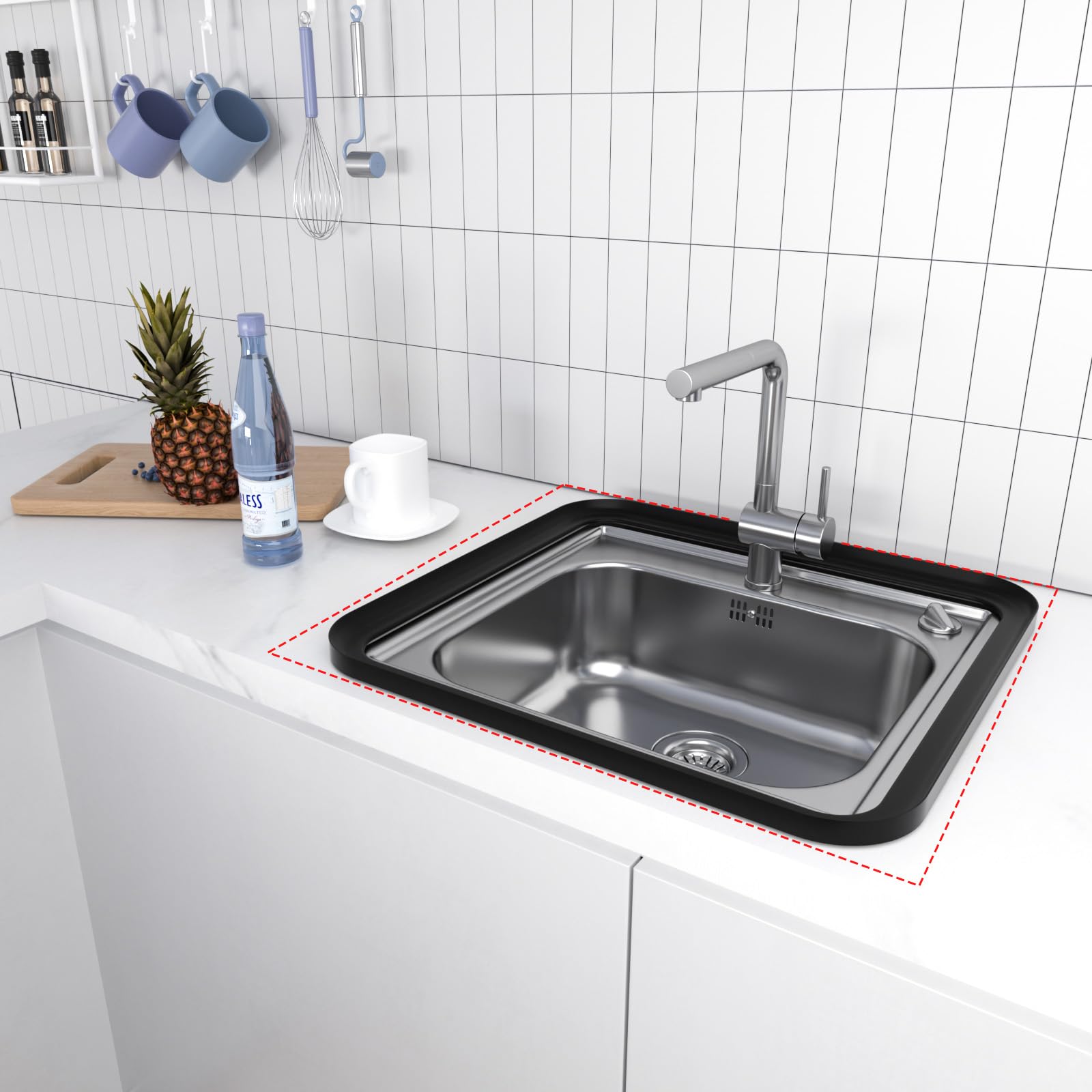 Snapklik.com : Shower Threshold Water Dam Barrier-31.5 Inch Silicone ...
