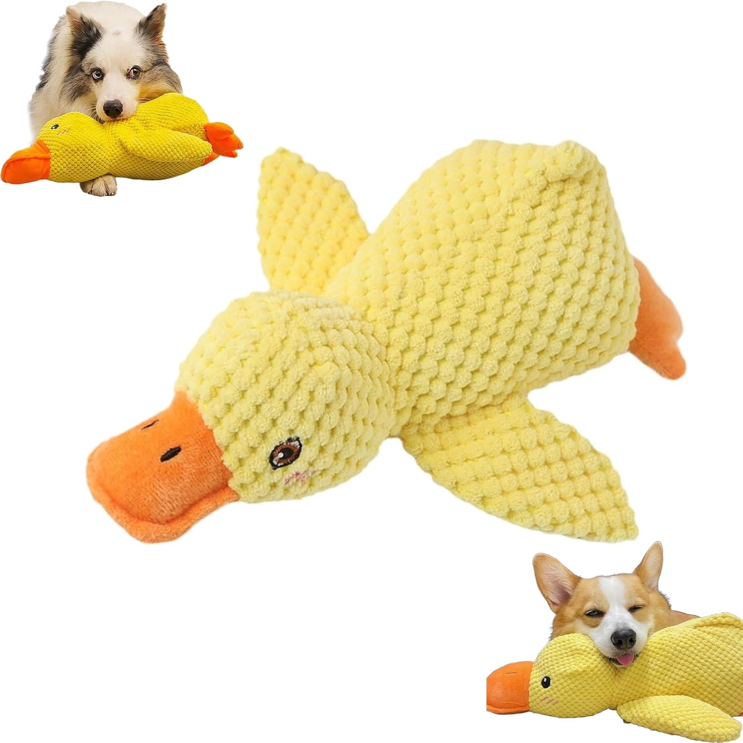 Amazon.com: Quacker Calming Duck Toy, Calming Duck for Dogs ...