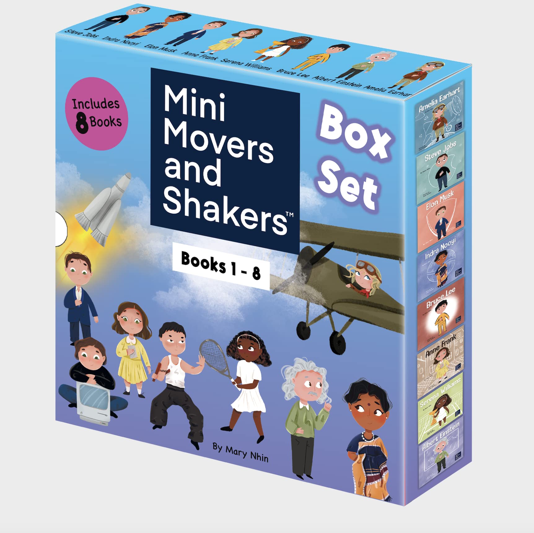 Mini Movers and Shakers 8 Book Box Set (Books 1-8: Elon Musk, Anne ...
