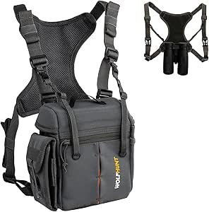 Amazon.com : Binoculars Harness, Bino Chest Pack with Rangefinder Pouch ...
